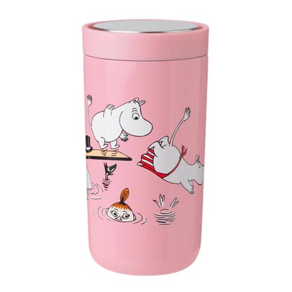 Stelton, Mumin To Go Click Mugg 20 cl Moomin Swim - Kitch'n