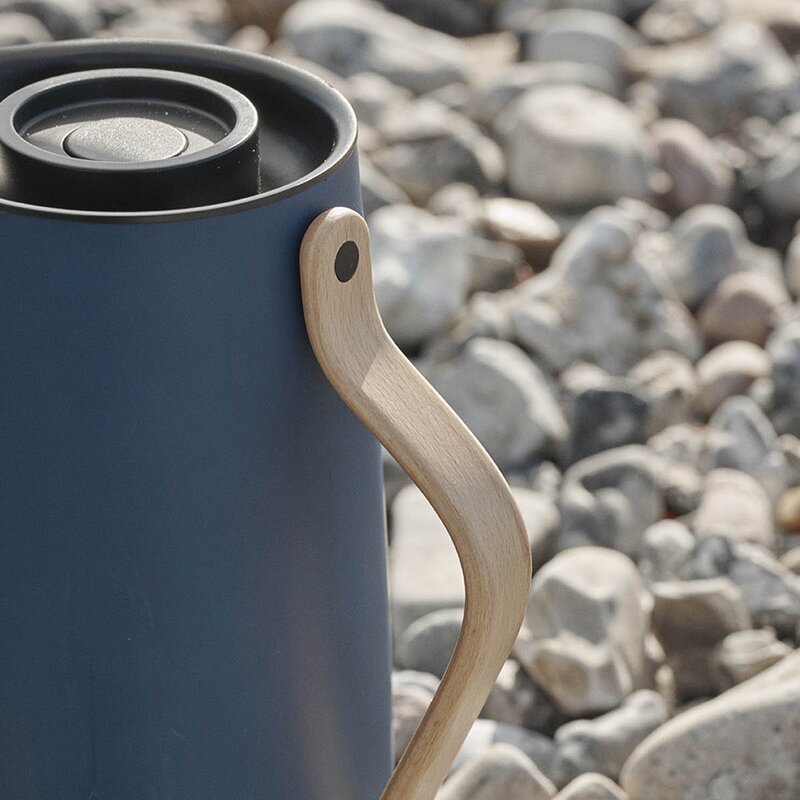 Stelton, Danish Modern Emma Termoskanna Kaffe 1,2 L Mörkblå ...