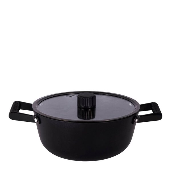 Vargen & Thor, Aska gjutjärnsgryta 3,5 L svart - Kitch'n