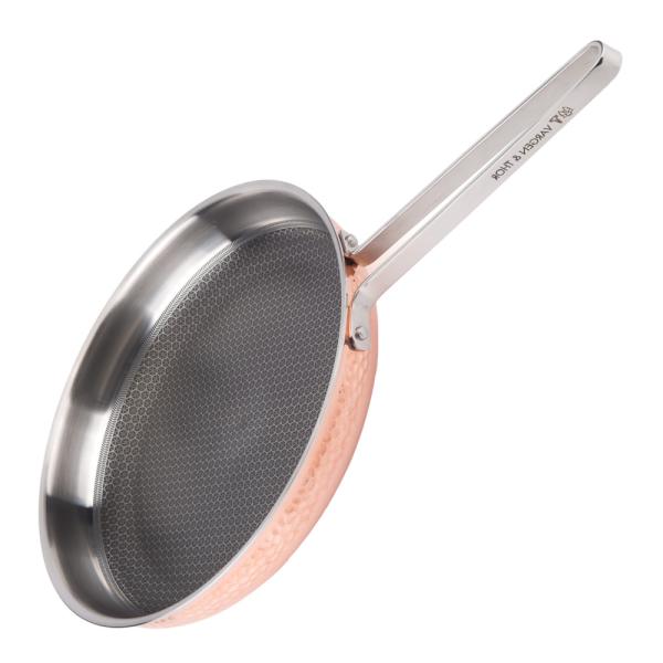 Vargen & Thor, Modell YB stekpanna 28 cm hamrad koppar - Kitchnsverige.se