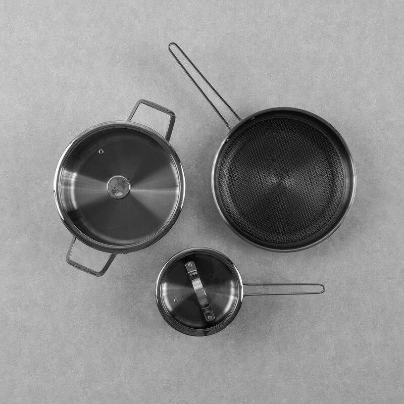 Vargen & Thor, Mjölner.2 grytset 3 delar koppar - Kitch'n