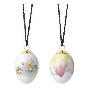 Royal Copenhagen, Spring Collection Påskägg 2023 2-pack Näckros ...