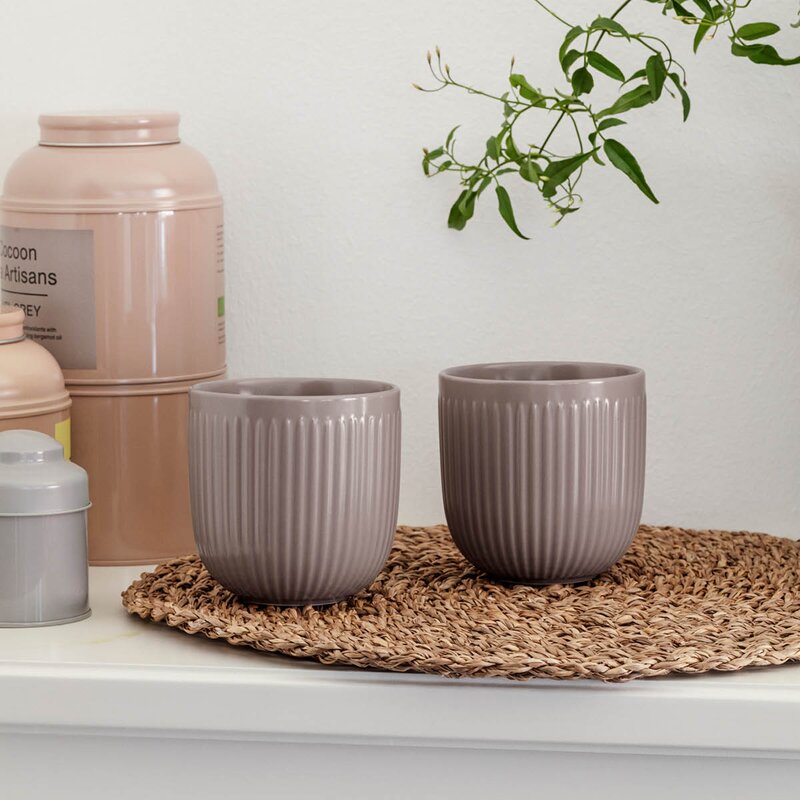 Eva Trio, Legio Nova kopp 34 cl utan öra 2-pack truffle - Kitch'n