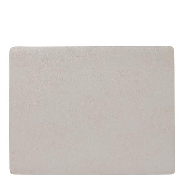 Lind DNA, Leather Serene Square Bordstablett L 35x44 cm Cream ...