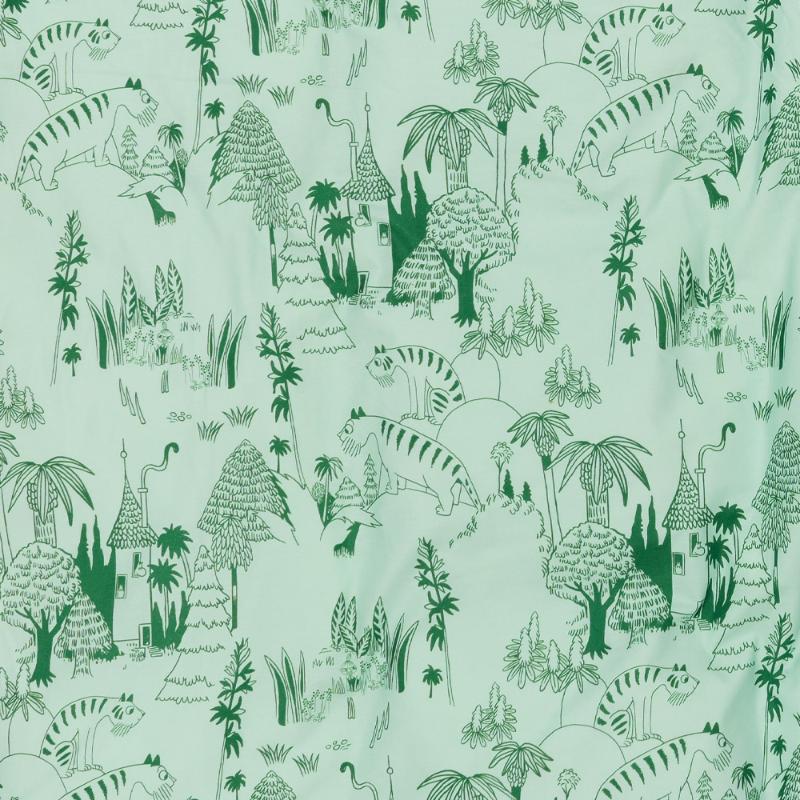 MoominArabia, Mumin Bäddset 150x210 cm Trädgårdsfest Grön ...