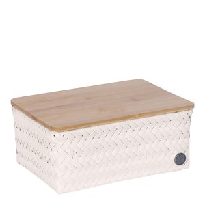 Handed By, Top Fit Medium hög förvaringskorg med lock 24x18x11 cm ...