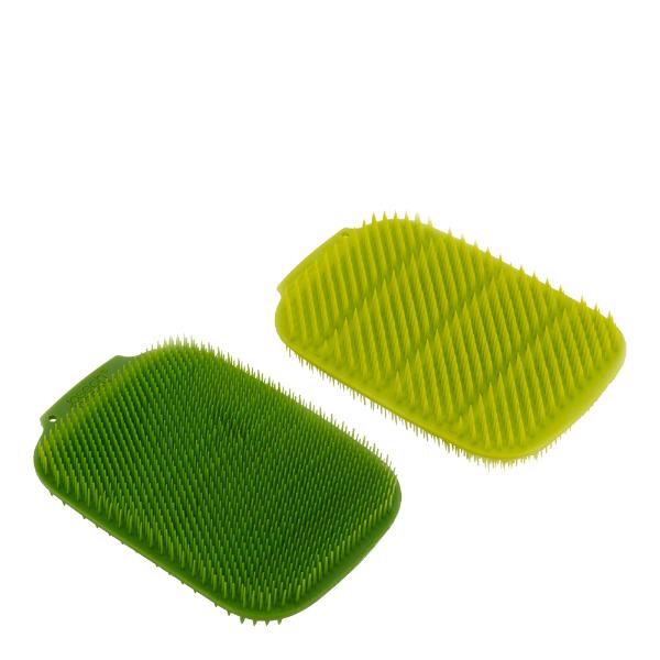 Joseph Joseph, Cleantech Disk- och Skrubb Borste 2-pack Grön - Kitch'n