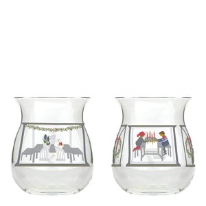 Holmegaard, Jul ljuslykta 2024 7,5 cm 2-pack - Kitchnsverige.se