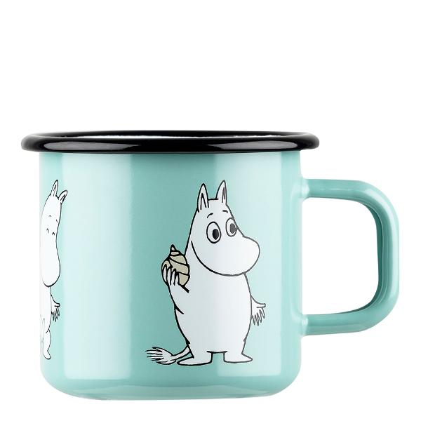 Muurla, Mumin Emaljmugg Mumintrollet 37 cl Mint - Kitchnsverige.se