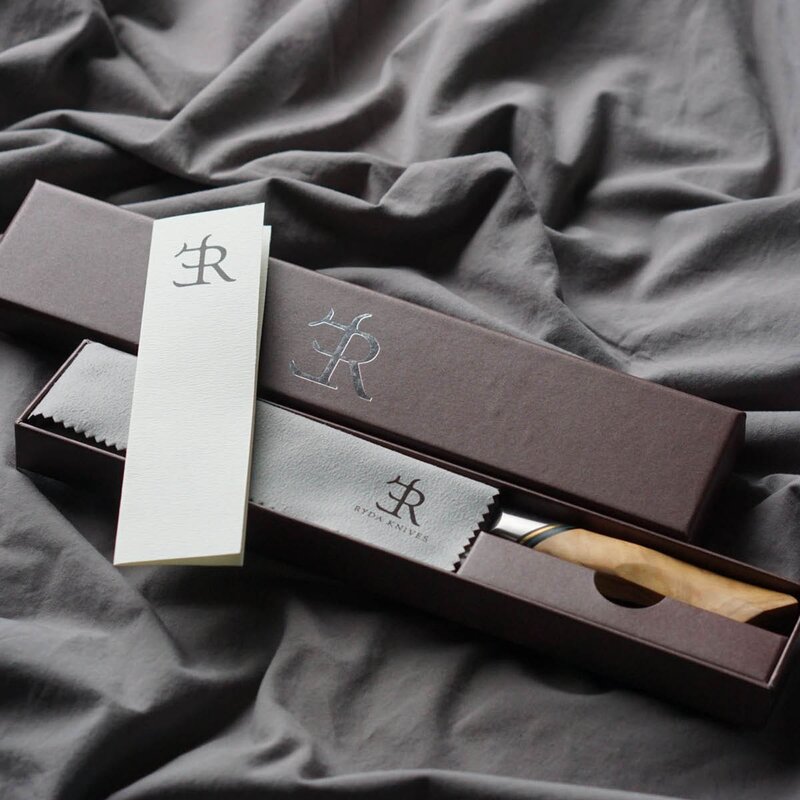 Ryda Knives, A-73 allkniv 14 cm olivträ/stål - Kitch'n