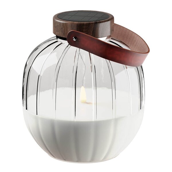 DeluxeHomeart, LED lykta i glas 20 x 20 cm solcellsdriven - Kitch'n