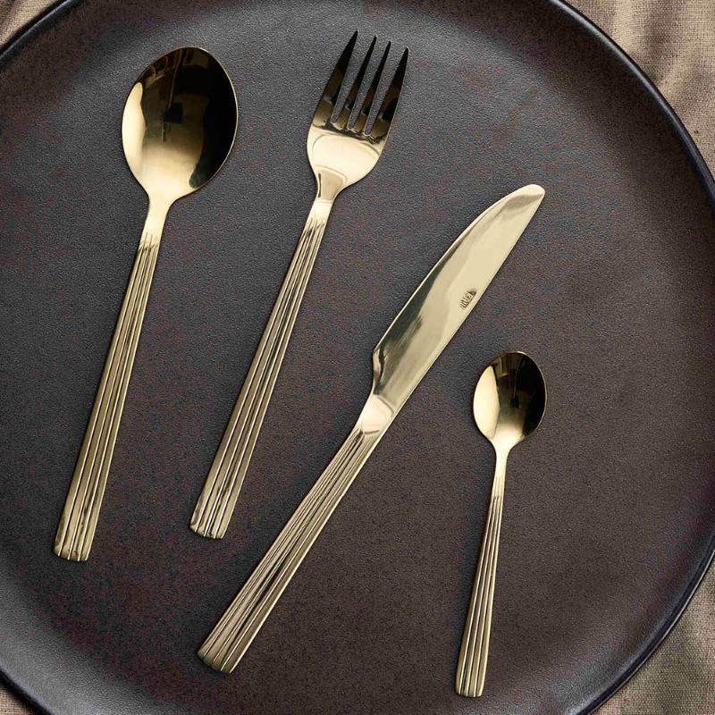 Aida, Raw Bestick 16-del set Champagne - Kitch'n