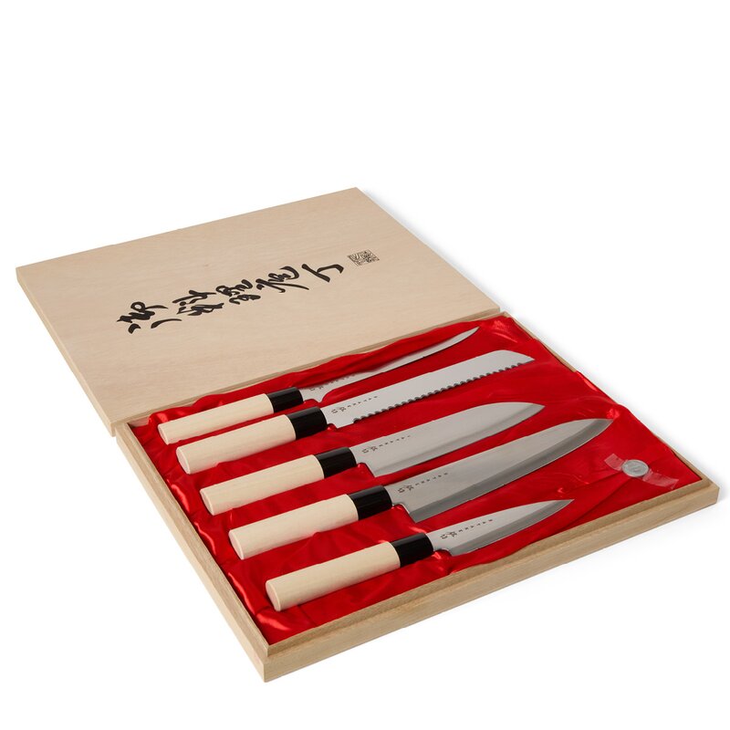 Satake, Houcho knivset 5 knivar balsabox - Kitch'n