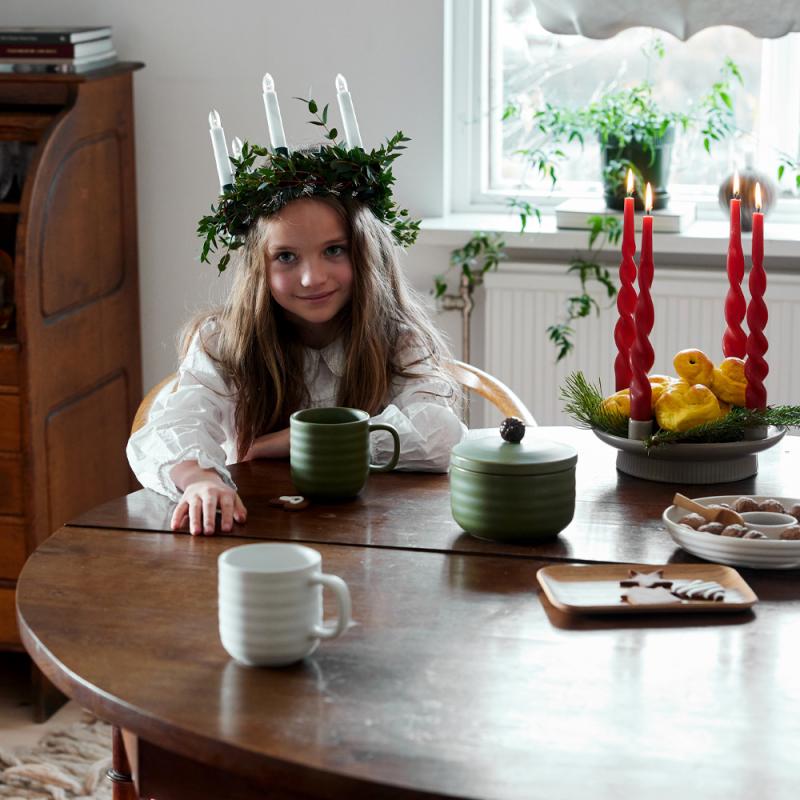 Sagaform, Ellen Ekollonburk med lock 7,5 cm Grön - Kitch'n