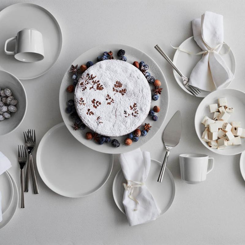 Rosendahl, Grand Cru Essentials tallrik 25 cm 4-pack vit - Kitch'n
