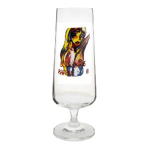 Carolina Gynning, Ölglas 50 cl Bleeding Barbie - Kitch'n