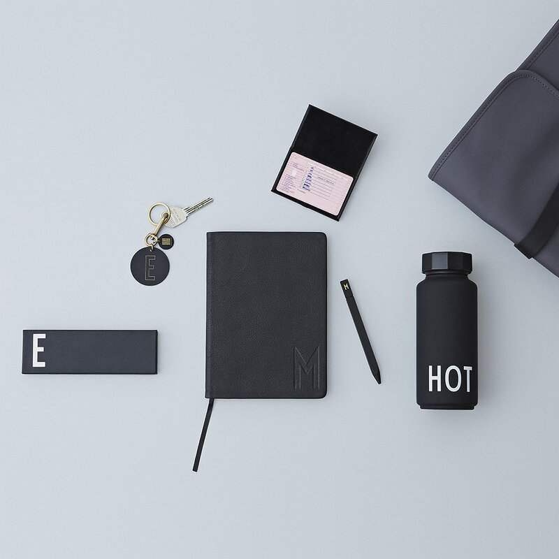 Design Letters, To Go Termoflaska Svart - Kitch'n