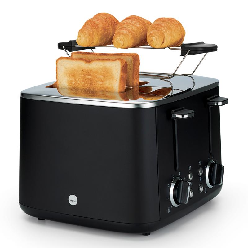 Wilfa, Family Brödrost TO4B-1600 Svart - Kitch'n
