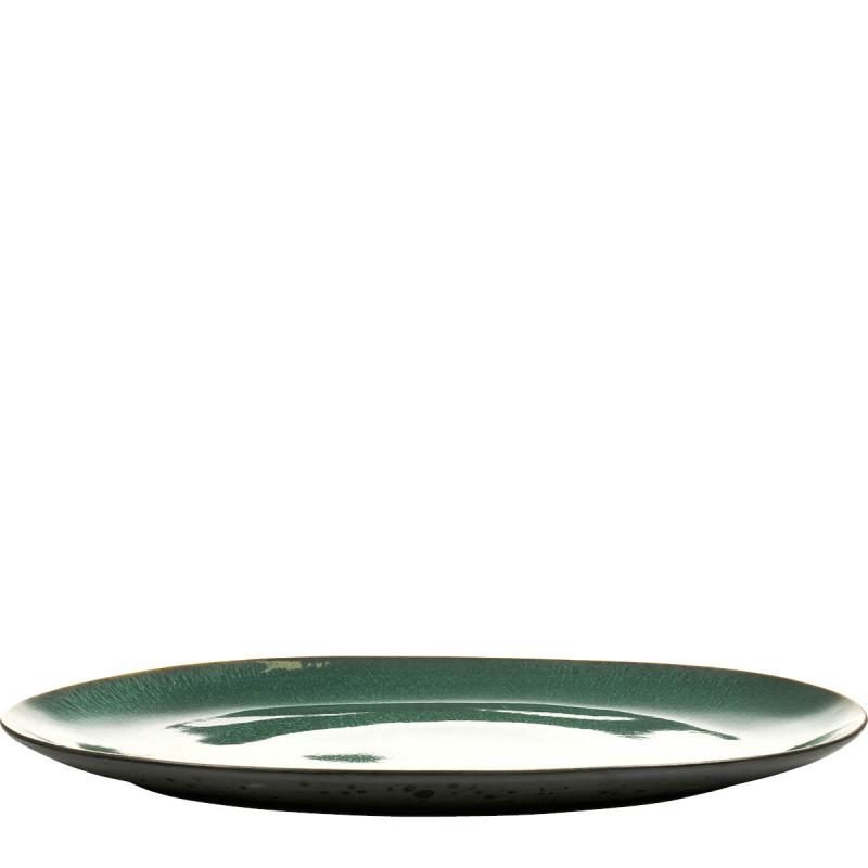 Bitz, Fat Oval 45x34 cm Mörkgrön - Kitch'n