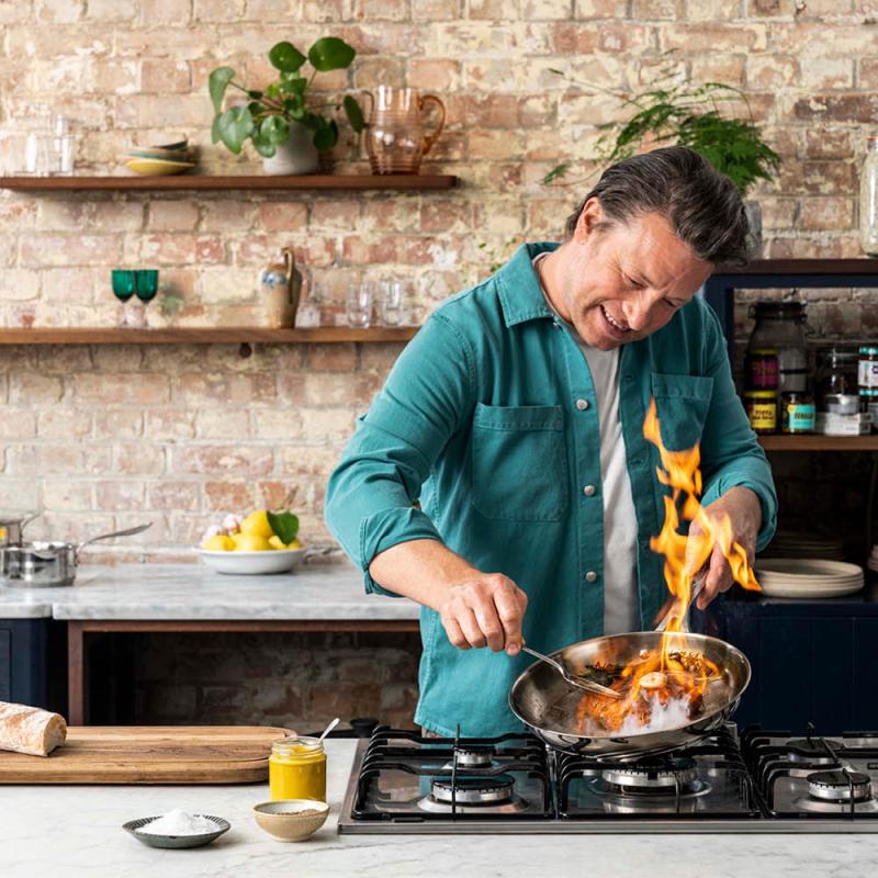 Jamie Oliver, Cook Smart stekpanna 28 cm rostfritt stål - Kitch'n