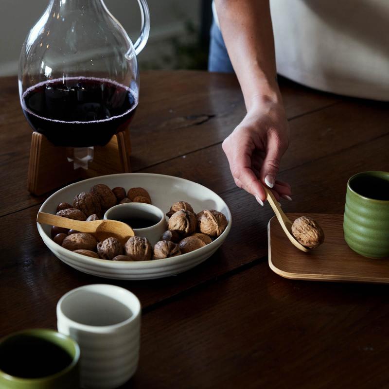 Sagaform, Ellen Serveringsfat 20 cm Vit - Kitchnsverige.se