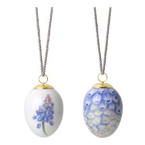 Royal Copenhagen, Spring Collection Påskägg 2023 2-pack Pärlhyacint ...