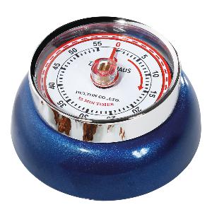 Zassenhaus, Retro Collection Timer med magnet Blå metallic ...