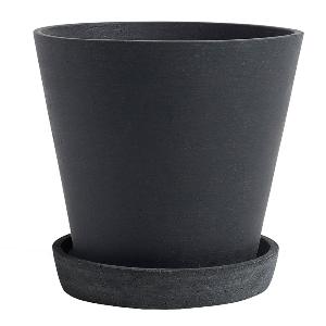 HAY, Flower Pot L Svart - Kitch'n