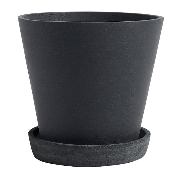 HAY, Flower Pot L Svart - Kitch'n
