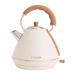 Create, Kettle Retro Vattenkokare 1,7 L off white - Kitchnsverige.se