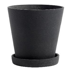 HAY, Flower Pot M Svart - Kitchnsverige.se