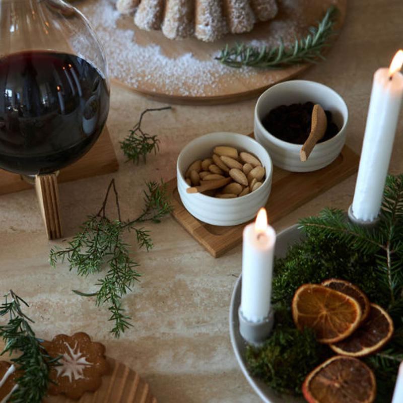 Sagaform, Ellen Skålset med sked 17 cl Vit - Kitch'n